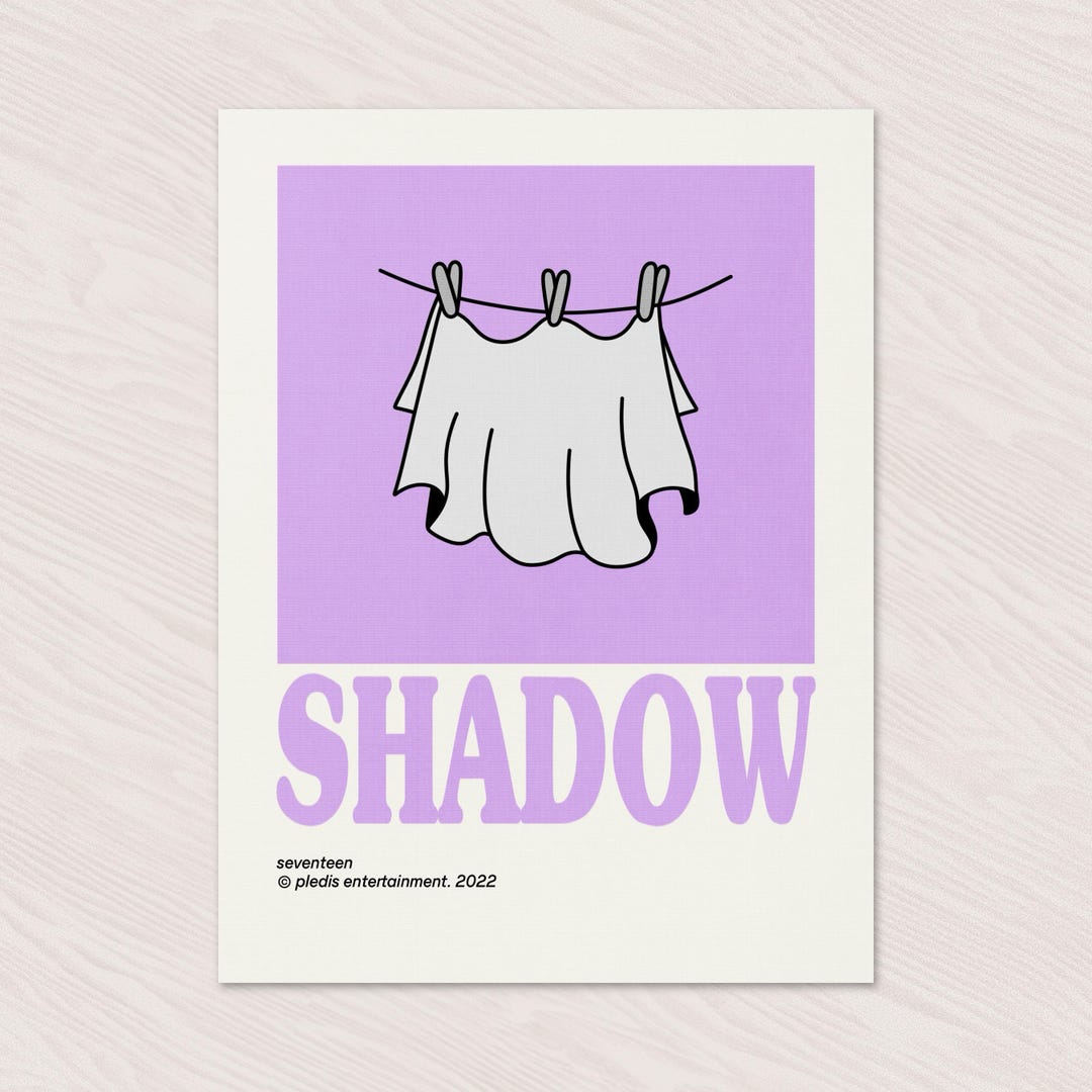 SEVENTEEN Mini Poster | Shadow — Kpop Merch - Etsy