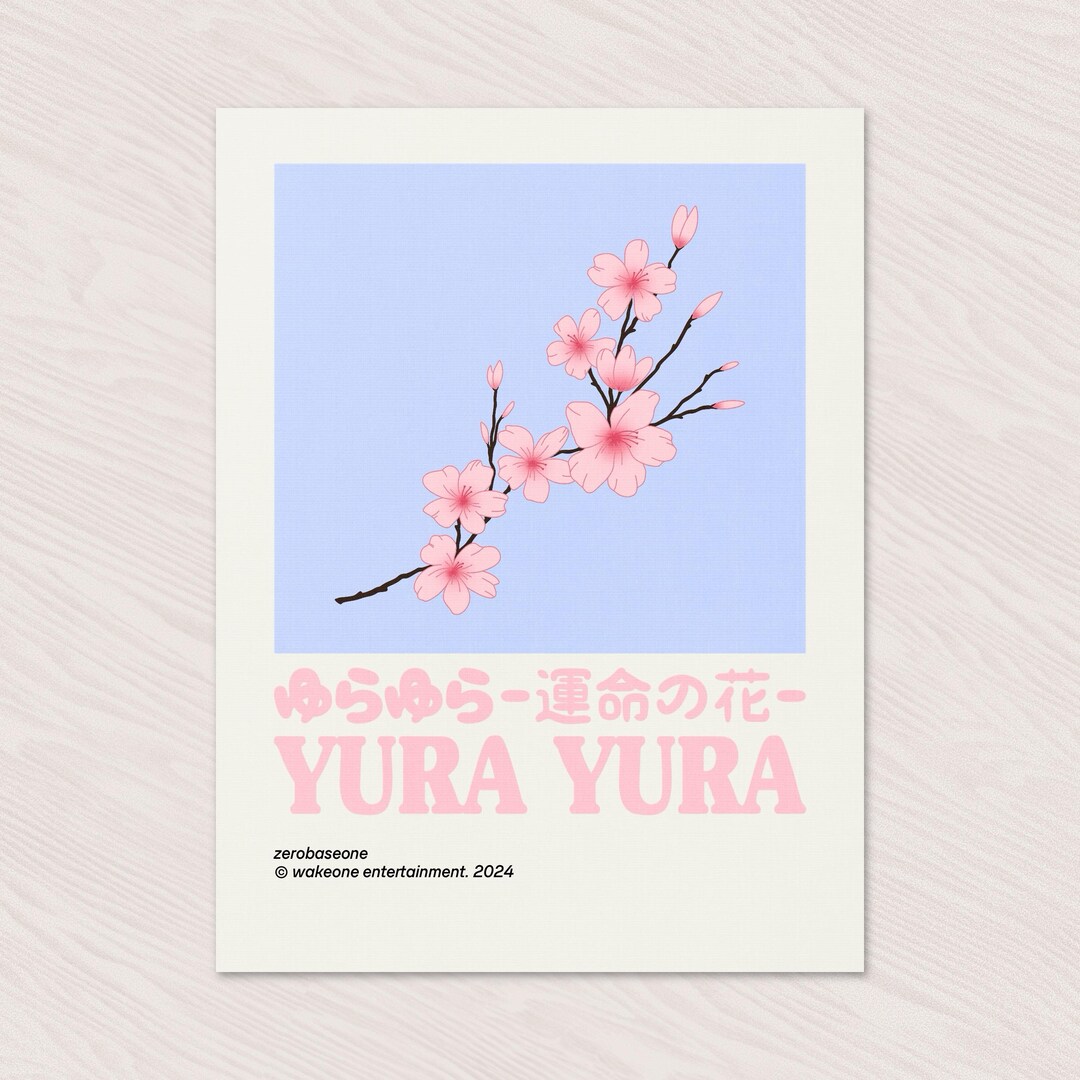 ZEROBASEONE Mini Poster | Yura Yura — Kpop Merch - Etsy
