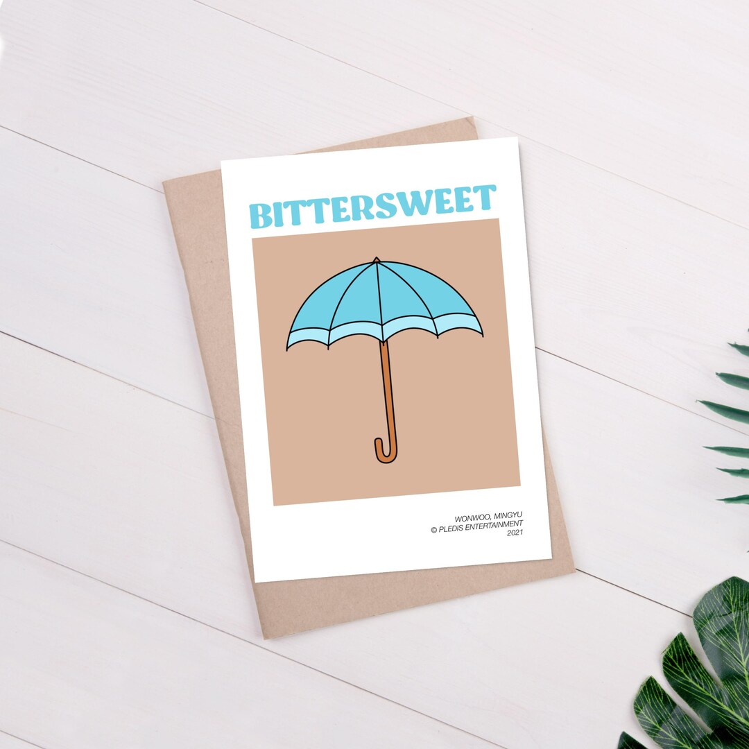SEVENTEEN Mini Poster Bittersweet wonwoo,mingyu Kpop Merch - Etsy