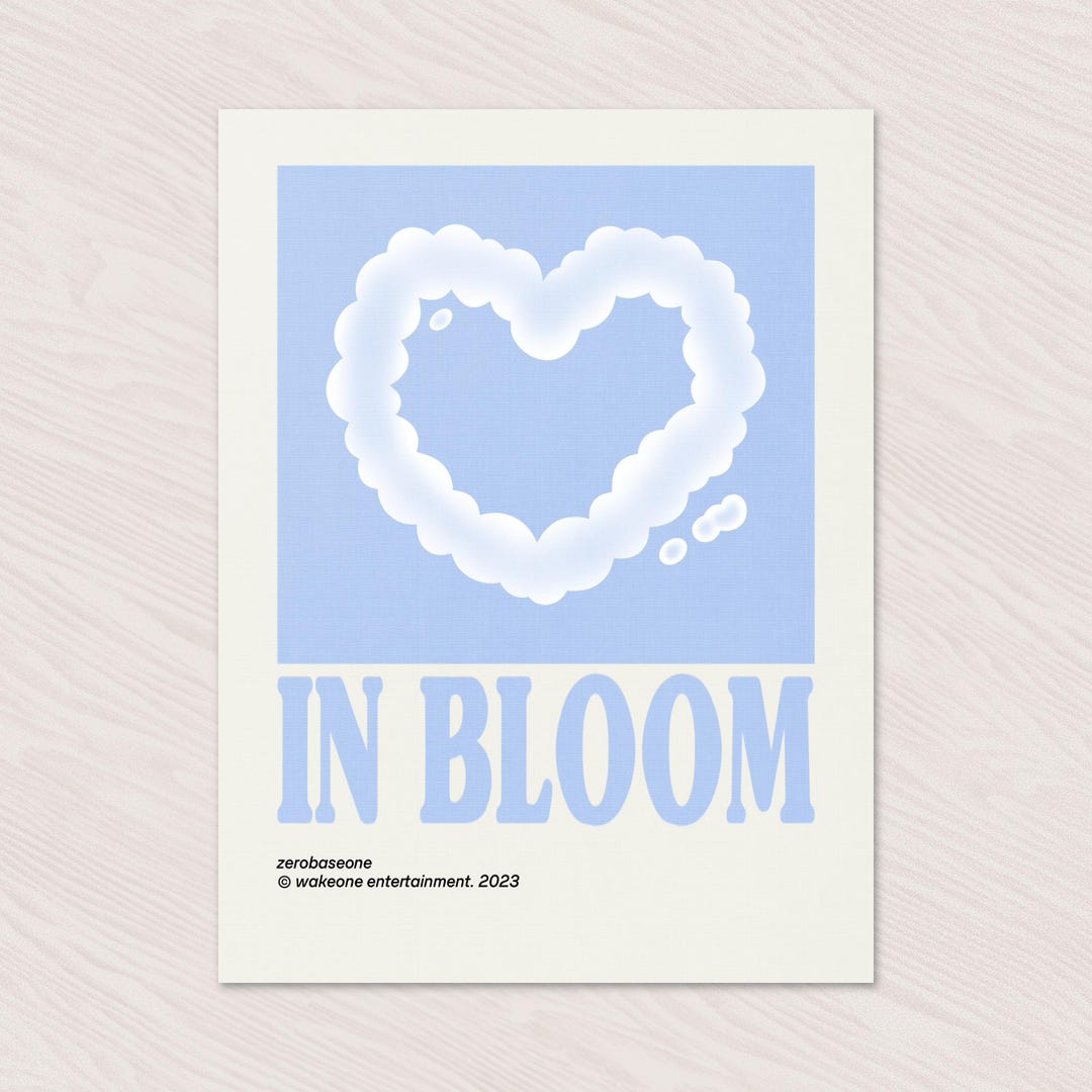 ZEROBASEONE Mini Poster | in Bloom — Kpop Merch - Etsy