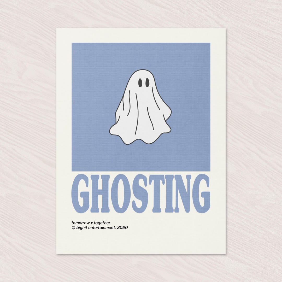 TXT Mini Poster | Ghosting — Kpop Merch - Etsy