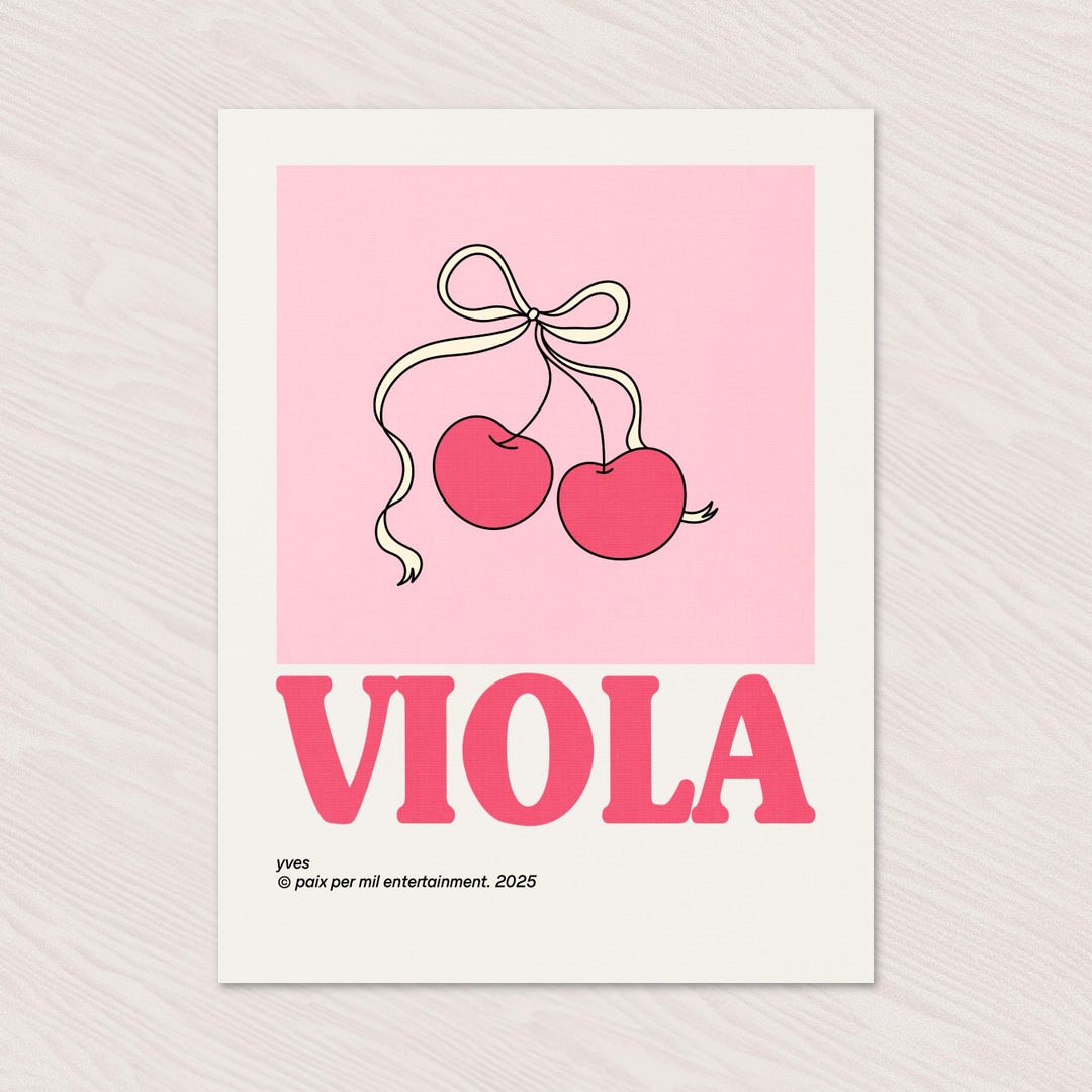 YVES Mini Poster | Viola — Kpop Merch - Etsy