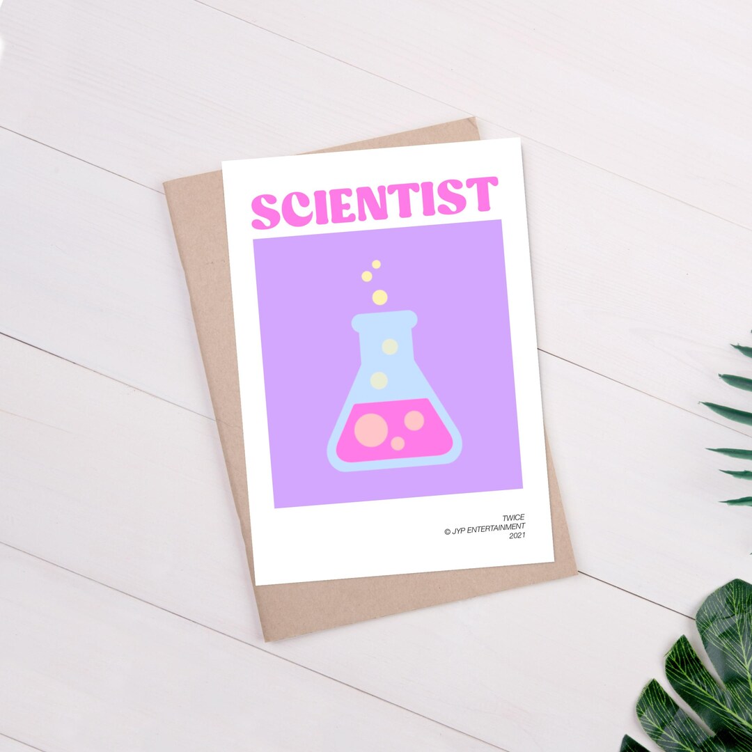 TWICE Mini Poster Scientist - Etsy