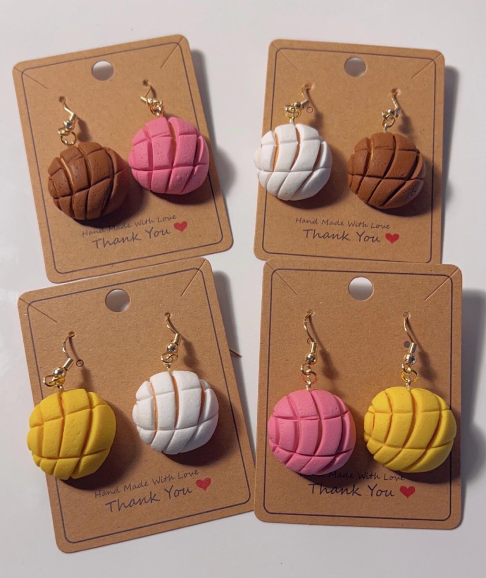 Handmade Concha Earrings, Pan Dulce, Mexican Jewelry - Etsy