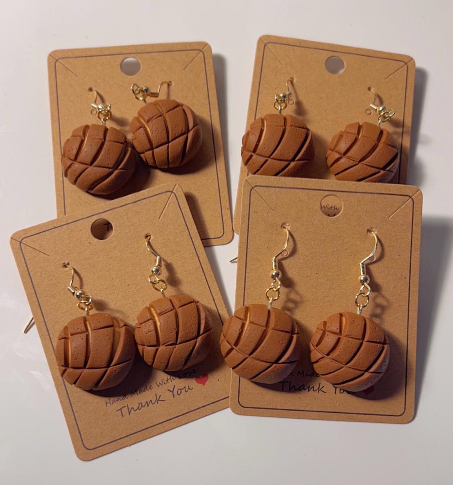 Handmade Concha Earrings, Pan Dulce, Mexican Jewelry - Etsy