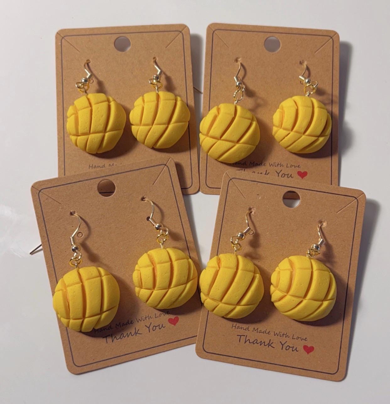 Handmade Concha Earrings, Pan Dulce, Mexican Jewelry - Etsy