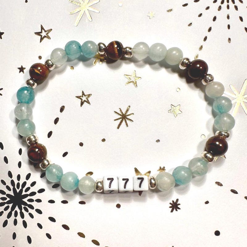 Angel Number Bracelet - Etsy