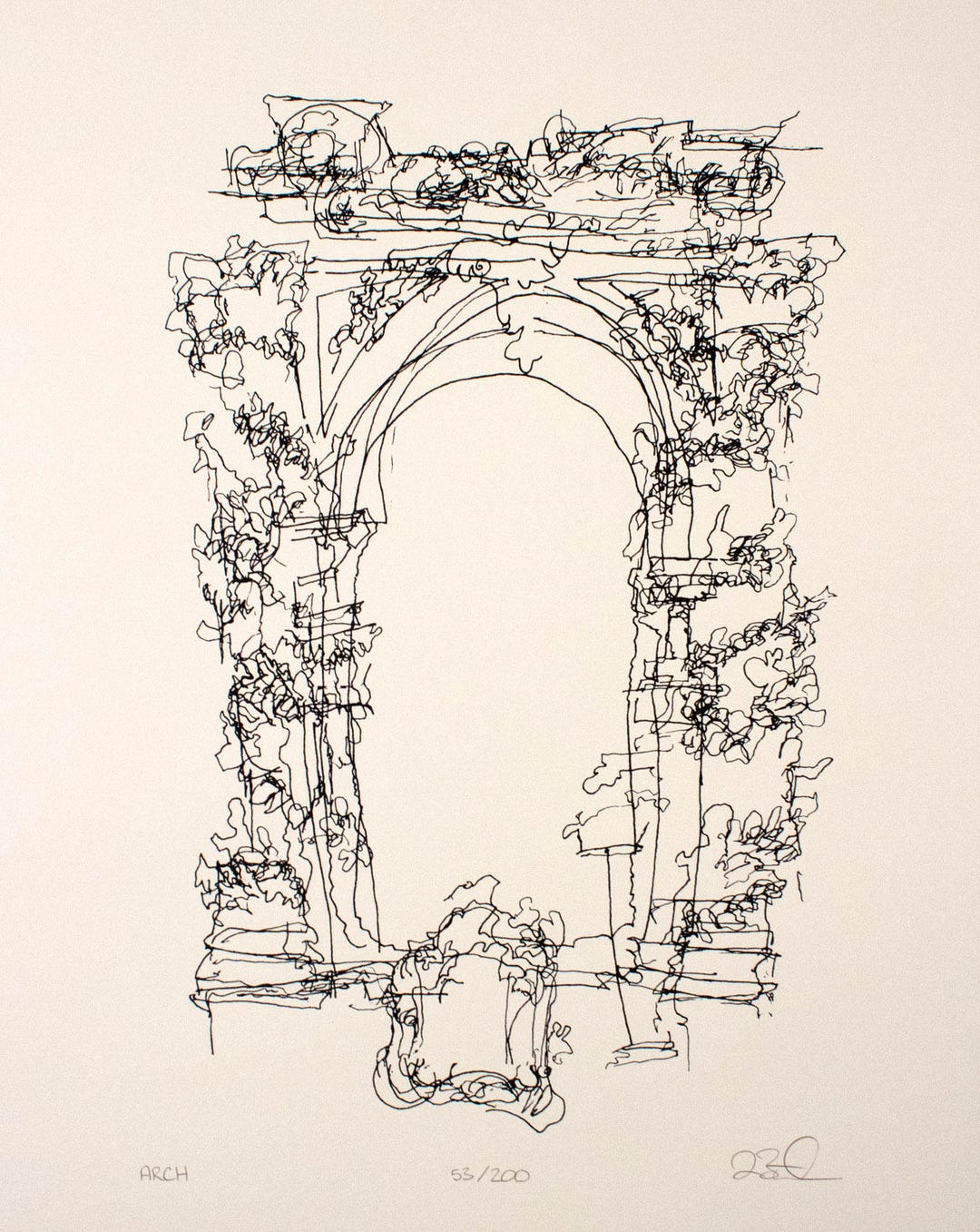Arch Screenprint - Etsy