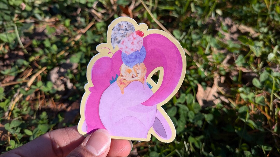 1,000 Ice-cream Scoops? Watch Me!" | Die-cut Pony Sticker, Waterproof ...