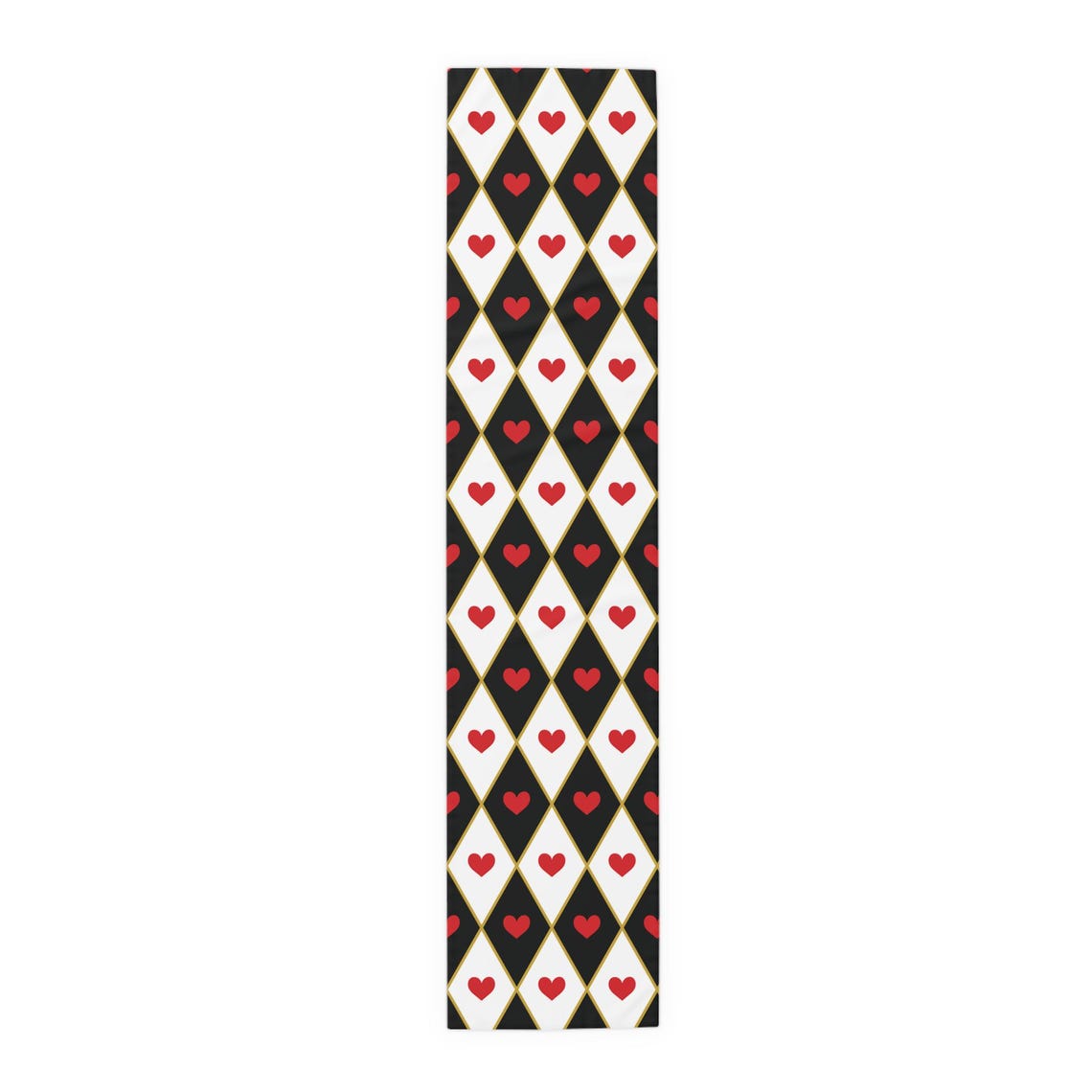 Alice in Wonderland Table Runner: Argyle Heart Tea Party Decor - Etsy