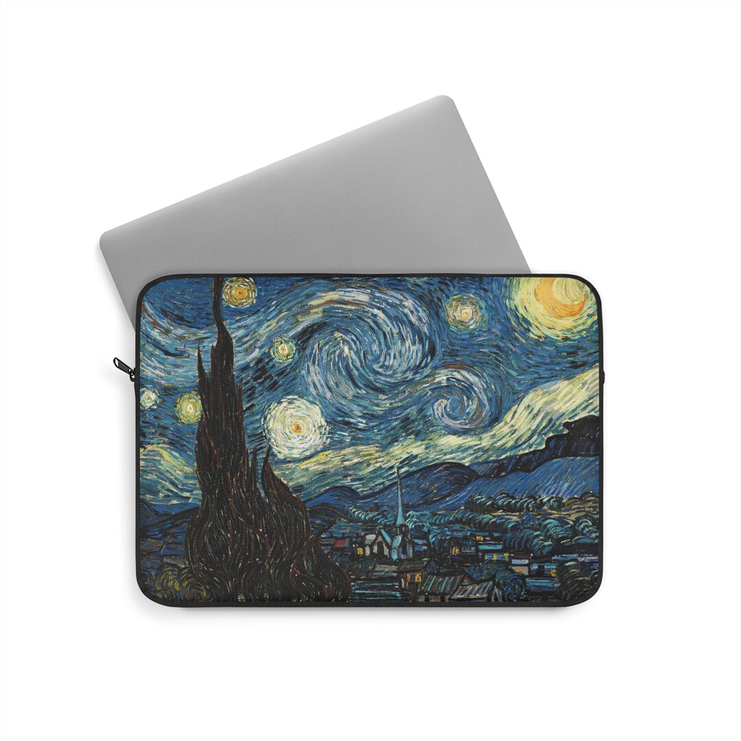 Vincent Van Gogh Starry Night Laptop Sleeve, Artistic Computer Cover ...