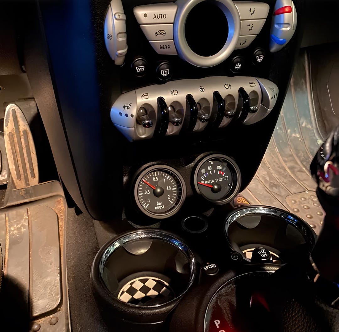 MINI Cooper Instrument Podium 52 Mm, Mini Cooper Gauge Pod , Mini ...
