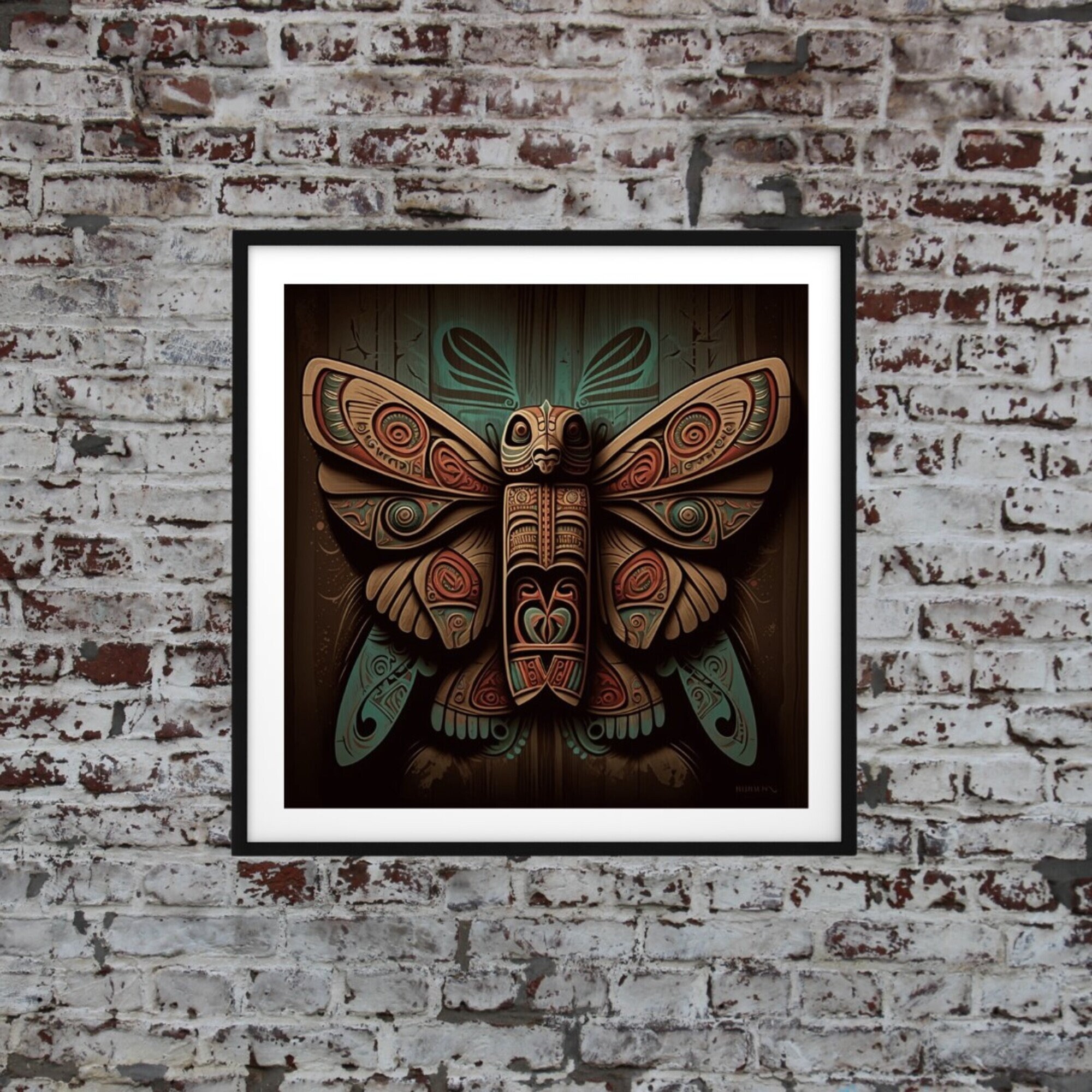 Native American Butterfly Wall Art 2, Boho Butterfly Digital Download ...