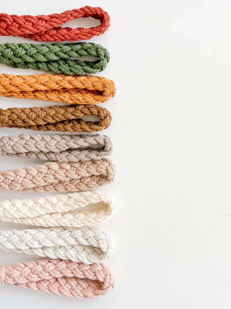 Macrame Wristlet & Heart Hardware - Etsy