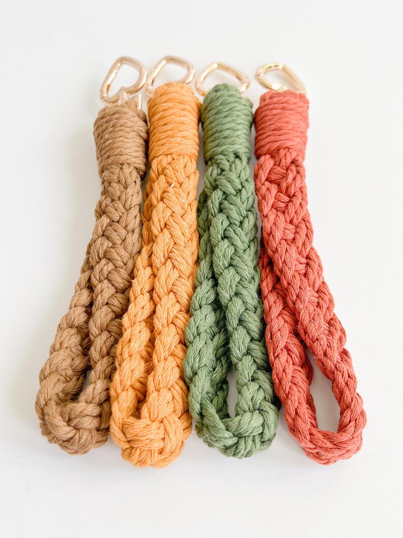 Macrame Wristlet & Heart Hardware - Etsy