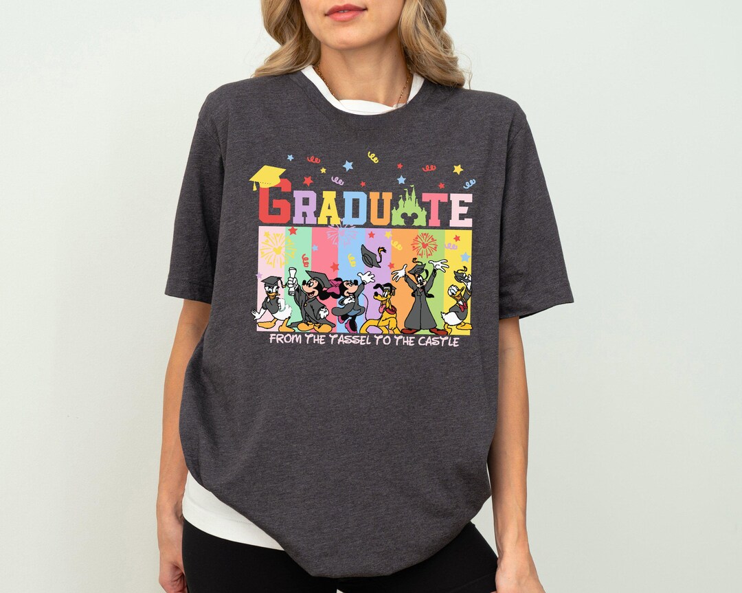 Disney Graduate Shirt, Mickey& Friends Senior Class of 2025 Shirt ...