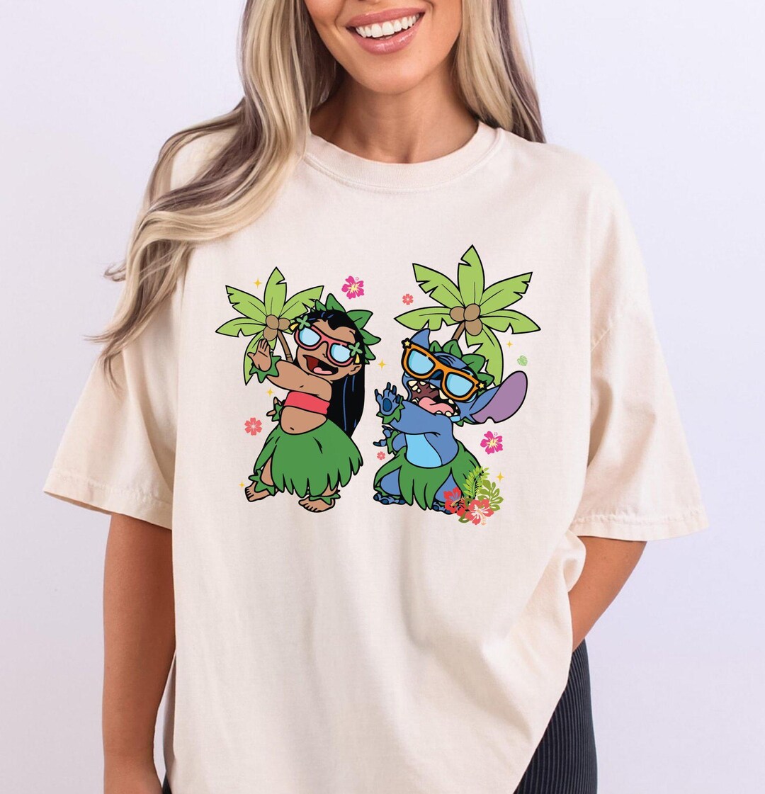 Disney Stitch and Lilo Shirt, Disney Ohana Stitch T-shirt, Disney ...
