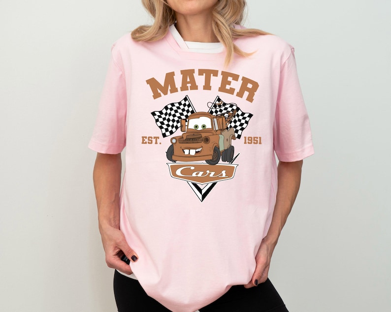 Tow Mater Shirt, Disney Cars Land T-shirt, Disneyland Pixar Cars ...