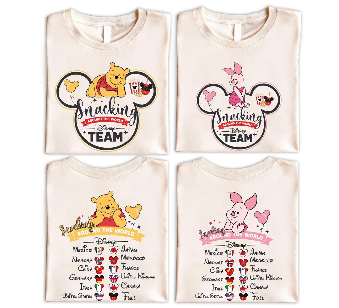 Disney Winnie the Pooh Drinking Team Matching Shirt, Epcot Drinking ...