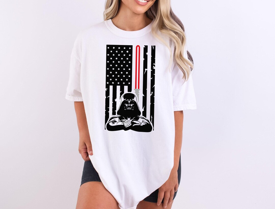 Darth Vader USA Flag Shirt, Disney Star Wars Shirt, Skywalker Shirt ...