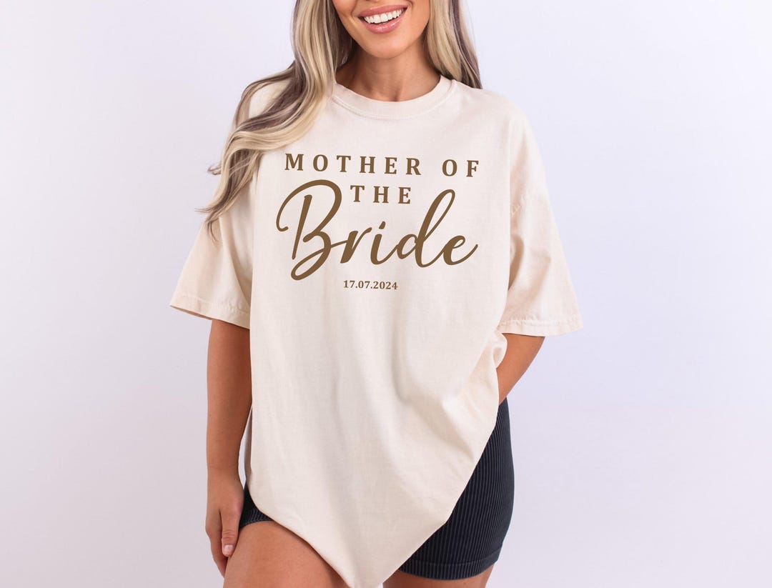 Custom Mother of the Bride Shirt, Mother of the Groom Shirt, Mom of ...