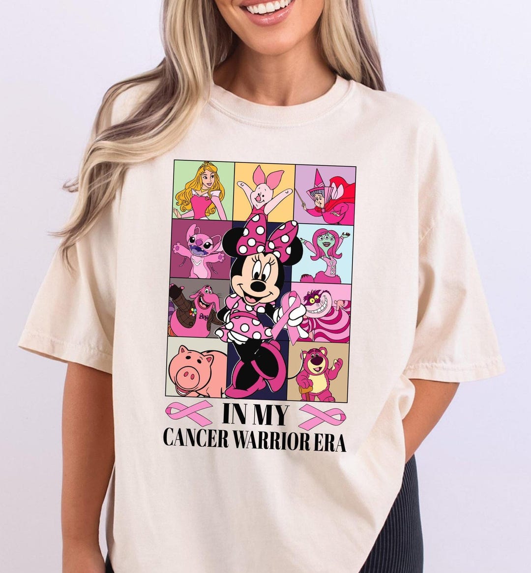 In My Cancer Warrior Era Shirt, Minnie & Friends Fights Cancer T-shirt ...
