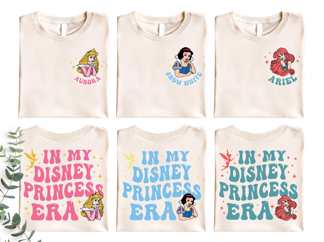 In My Disney Princess Era Shirt, Disney Squad Shirt, Disneyworld Girls ...