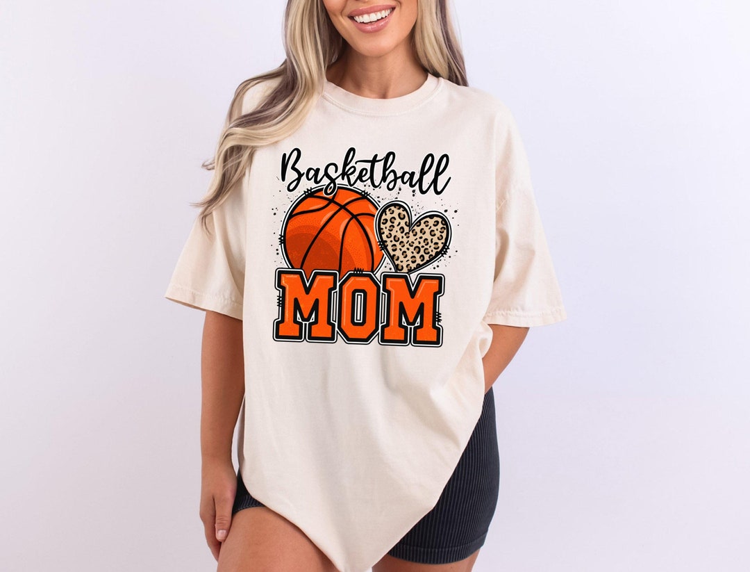 Basketball Mom Leopard Shirt, Basketball Mama Shirt, Basketball Lover ...