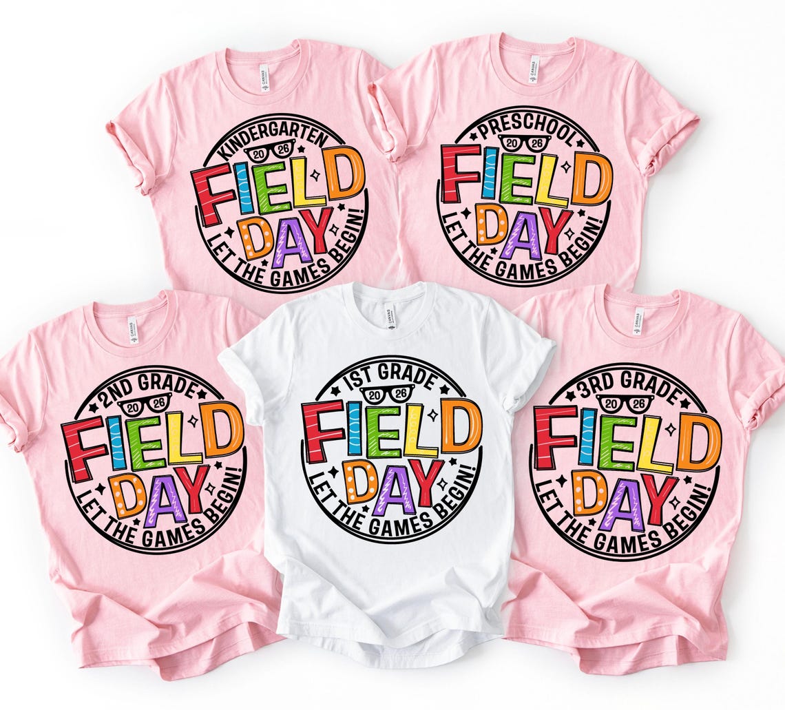 Field Day 2026 Shirt, 1st 2rd 3nd 4th Grade Field Day Squad T-shirt ...