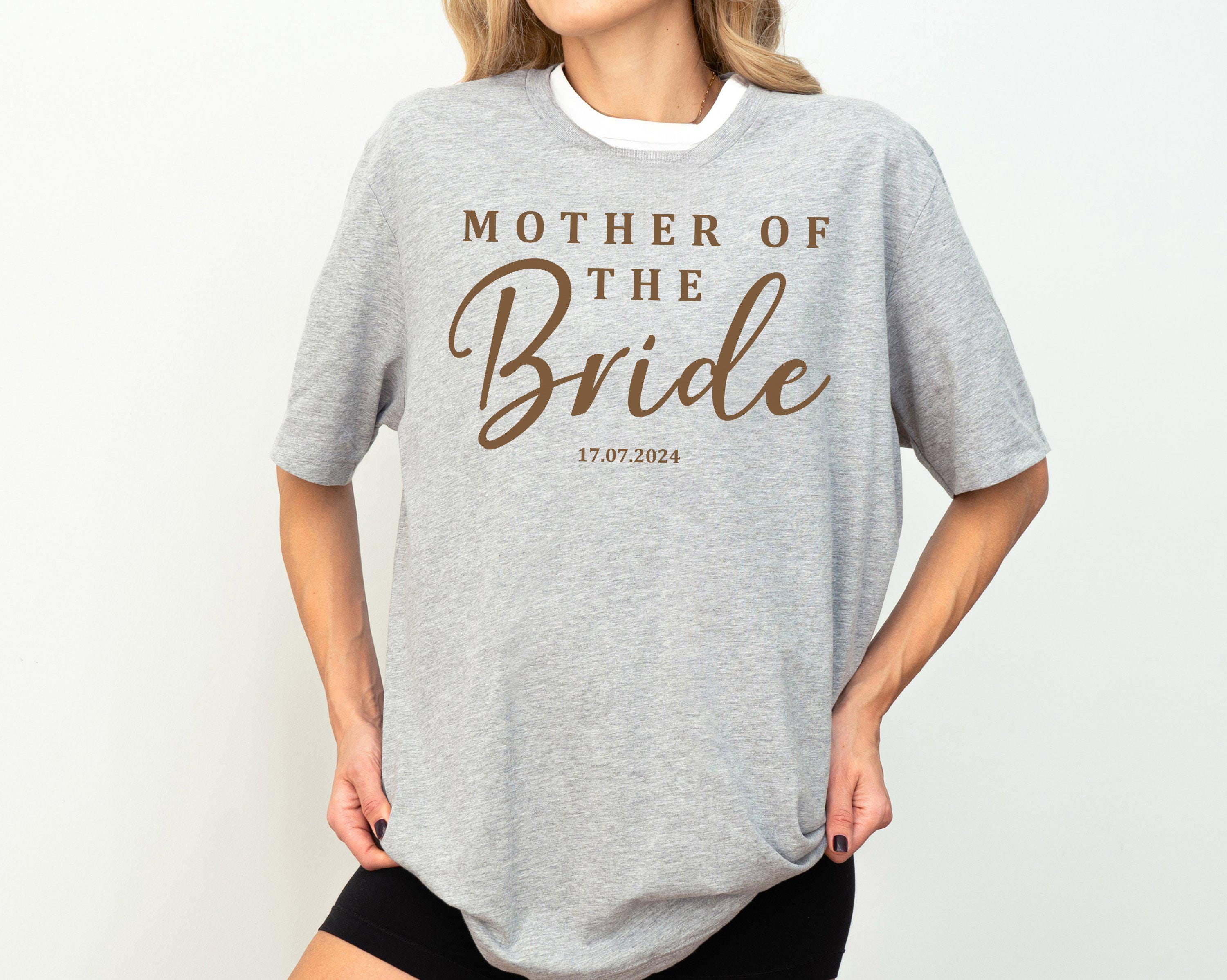 Custom Mother of the Bride Shirt, Mother of the Groom Shirt, Mom of ...