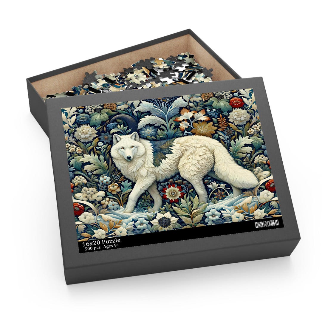 Wolf Puzzles for Adults, Arctic Wolf Kids Puzzle, 120, 252, 500 Piece ...