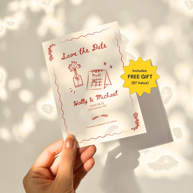 Cute Save the Date - Etsy