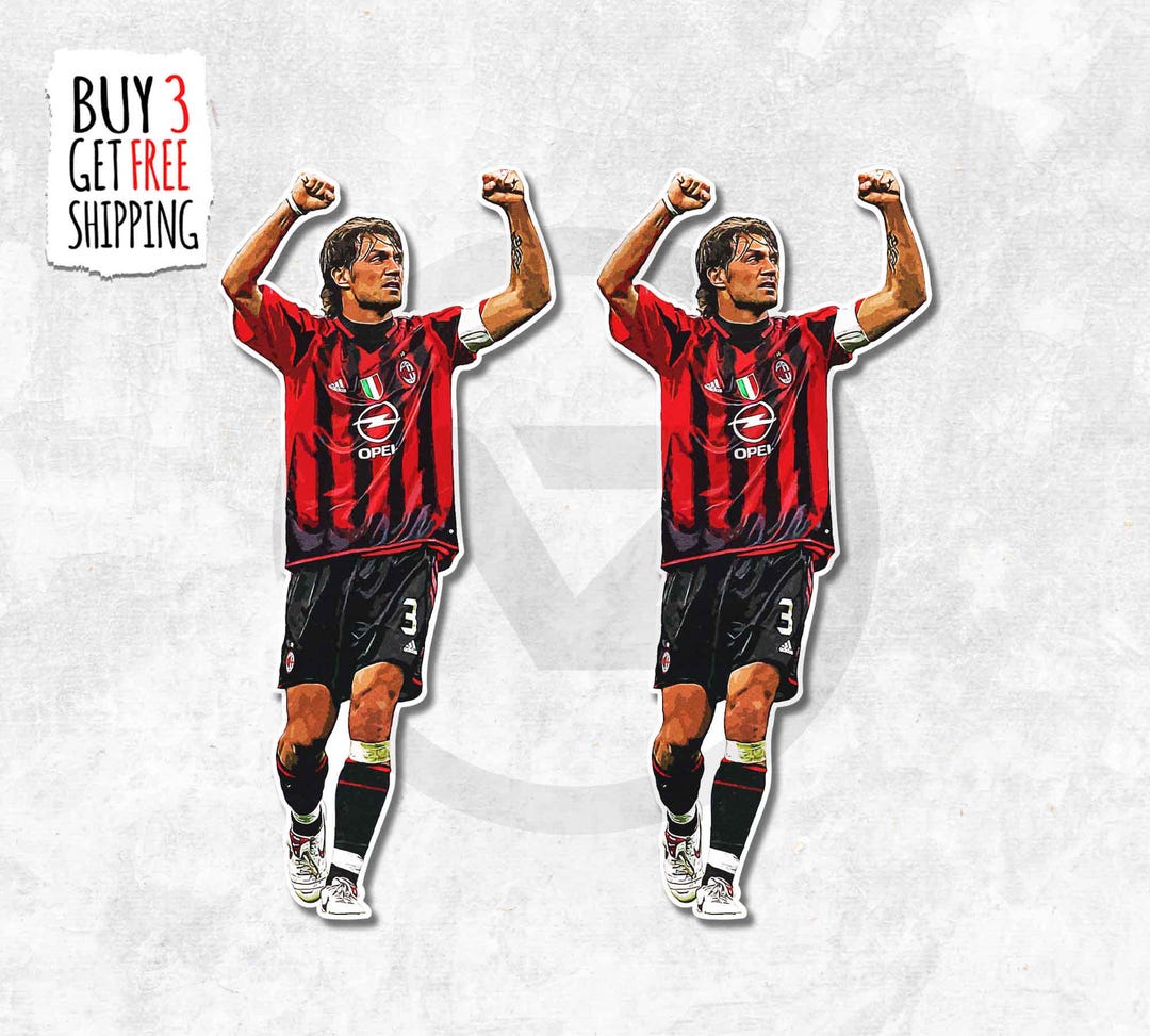 2x Maldini Stickers, Magnets, Car, Bike, Laptop, Water Bottle High ...