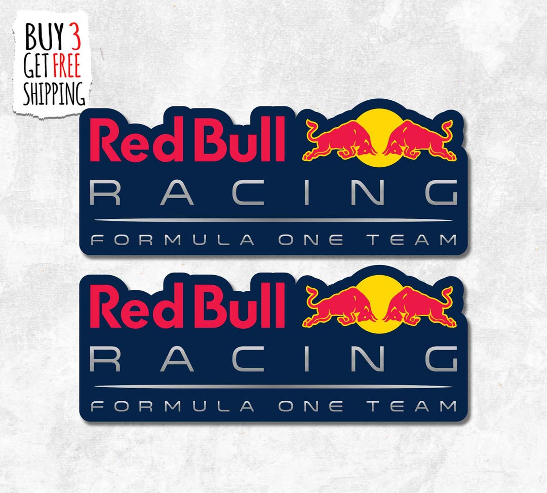 2x Formula One Racing Team Stickers, Magnets, Car, Bike, Laptop, High ...