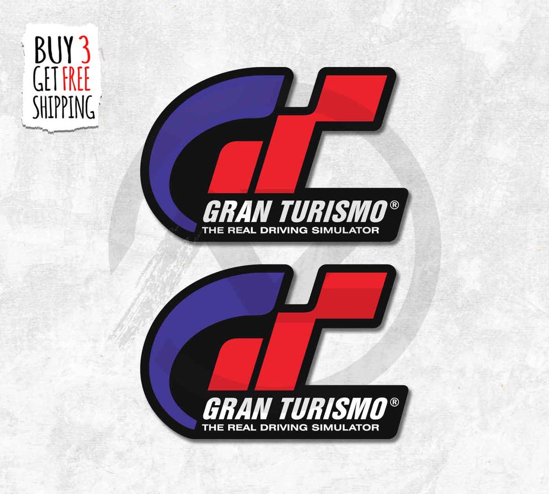 2x Gran Turismo Stickers, Magnets, Car, Bike, Laptop, High Quality ...