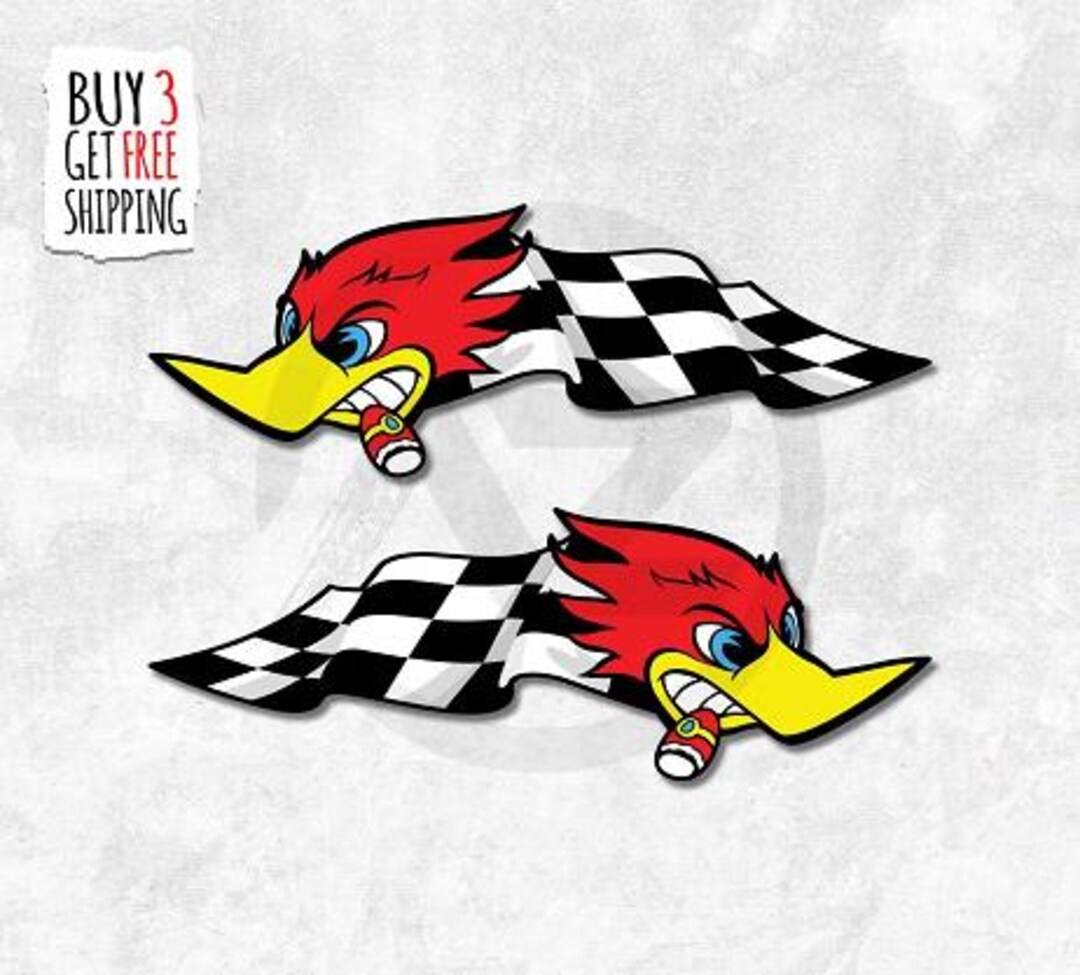 2x Woody Stickers, Reflective Sticker, Car, Bike, Laptop, High Quality ...
