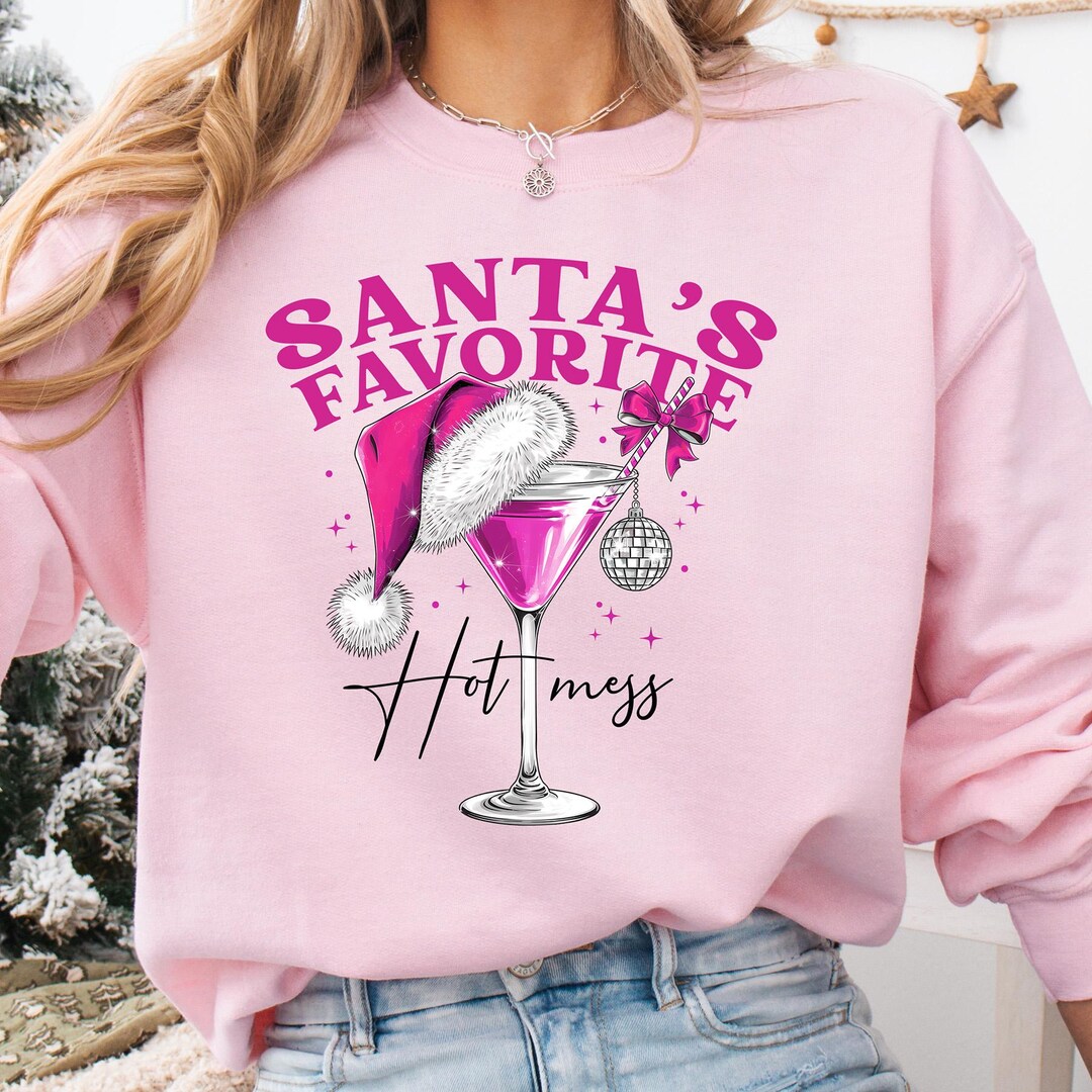 Santa's Favourite, Hot Mess, Santa's Favourite Jumper, Hot Mess ...