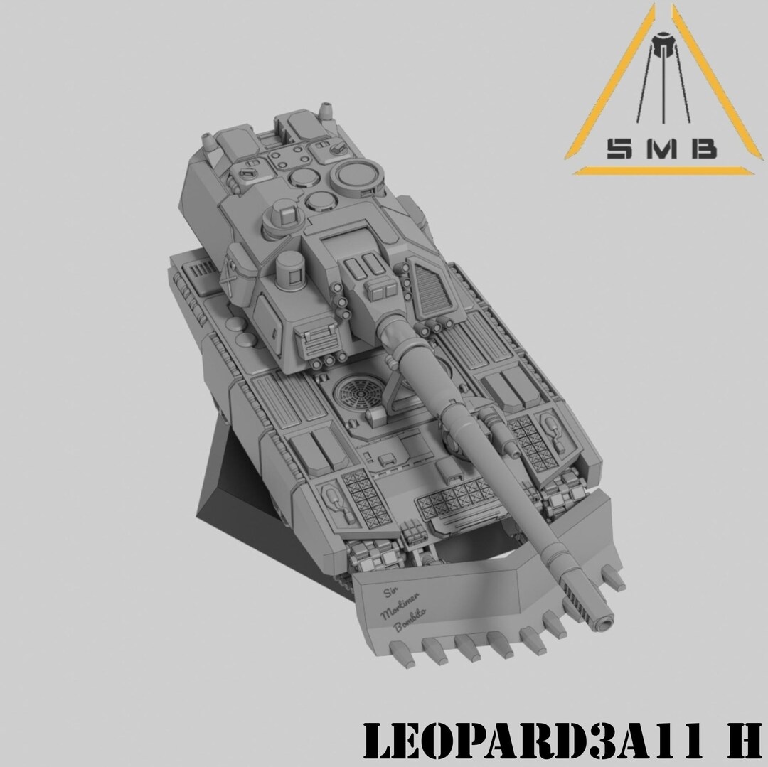 4x Leopard A11 Howitzer Sir Mortimer Bombito 6mm Alternative Battletech ...