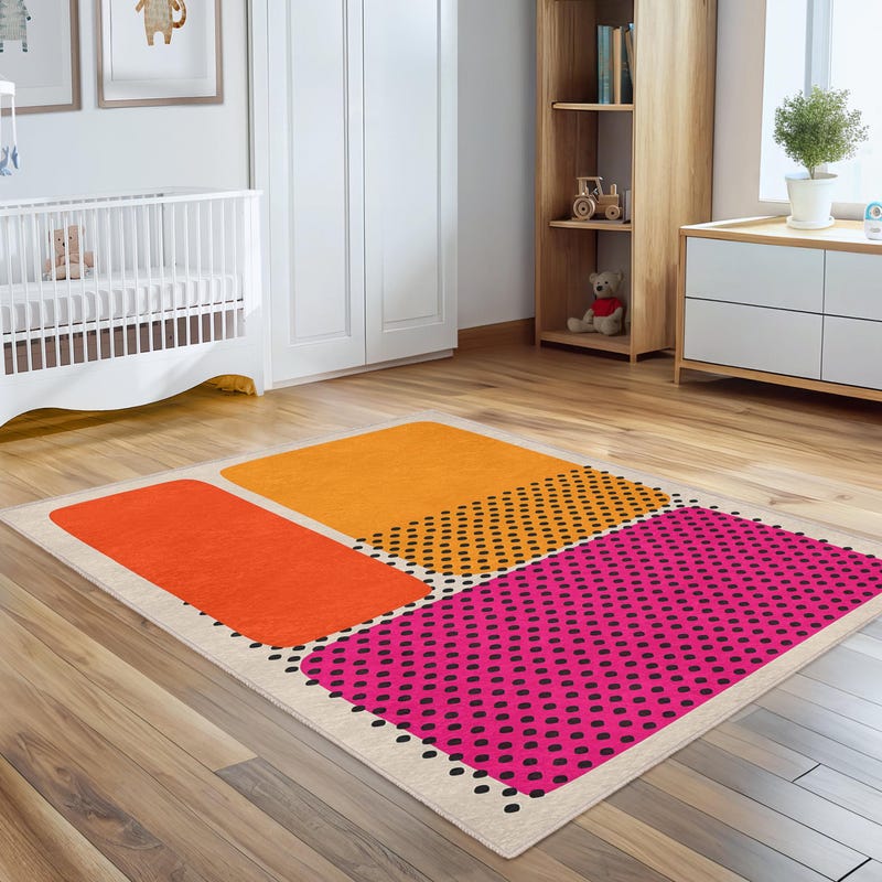 Polka Dot Rug - Etsy