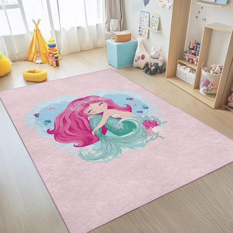 Mermaid Area Rug - Etsy