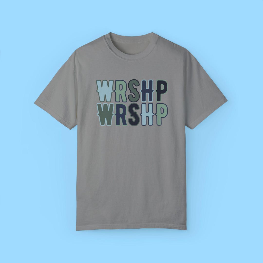 WRSHP Tee - Etsy