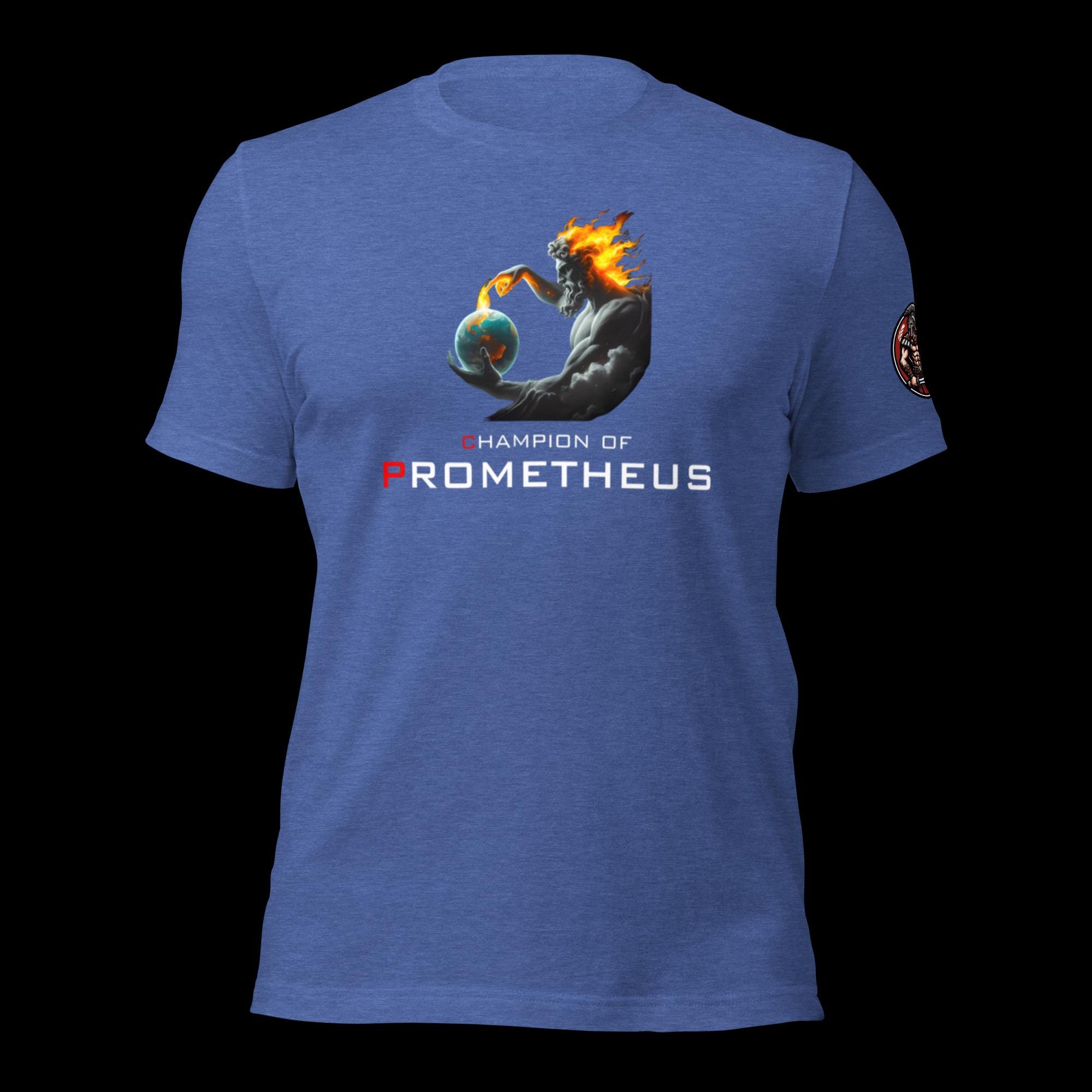 Prometheus T-shirt - Greek Mythology T-shirt Fire God Tee for Gym, Nerd ...