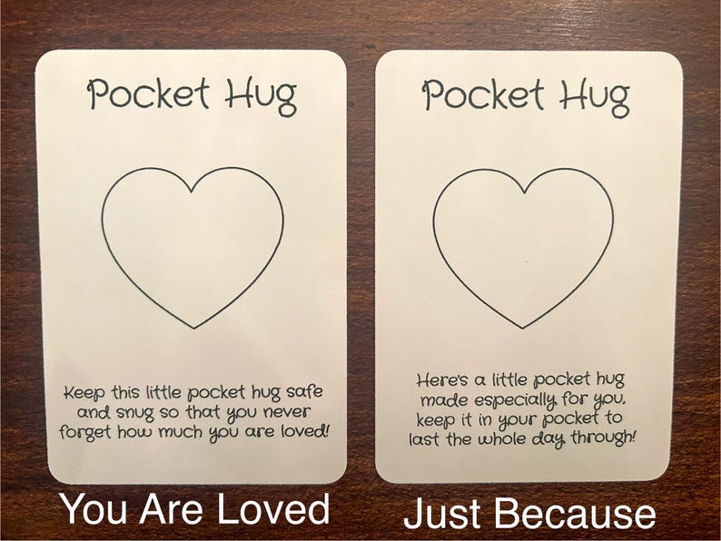 Pocket Hug - Etsy