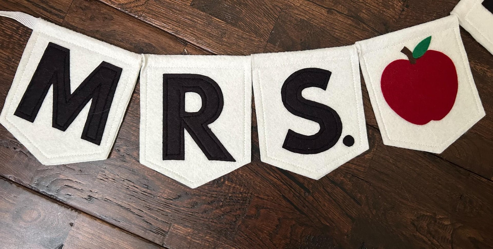 Customizable Teacher Felt Banner - Etsy