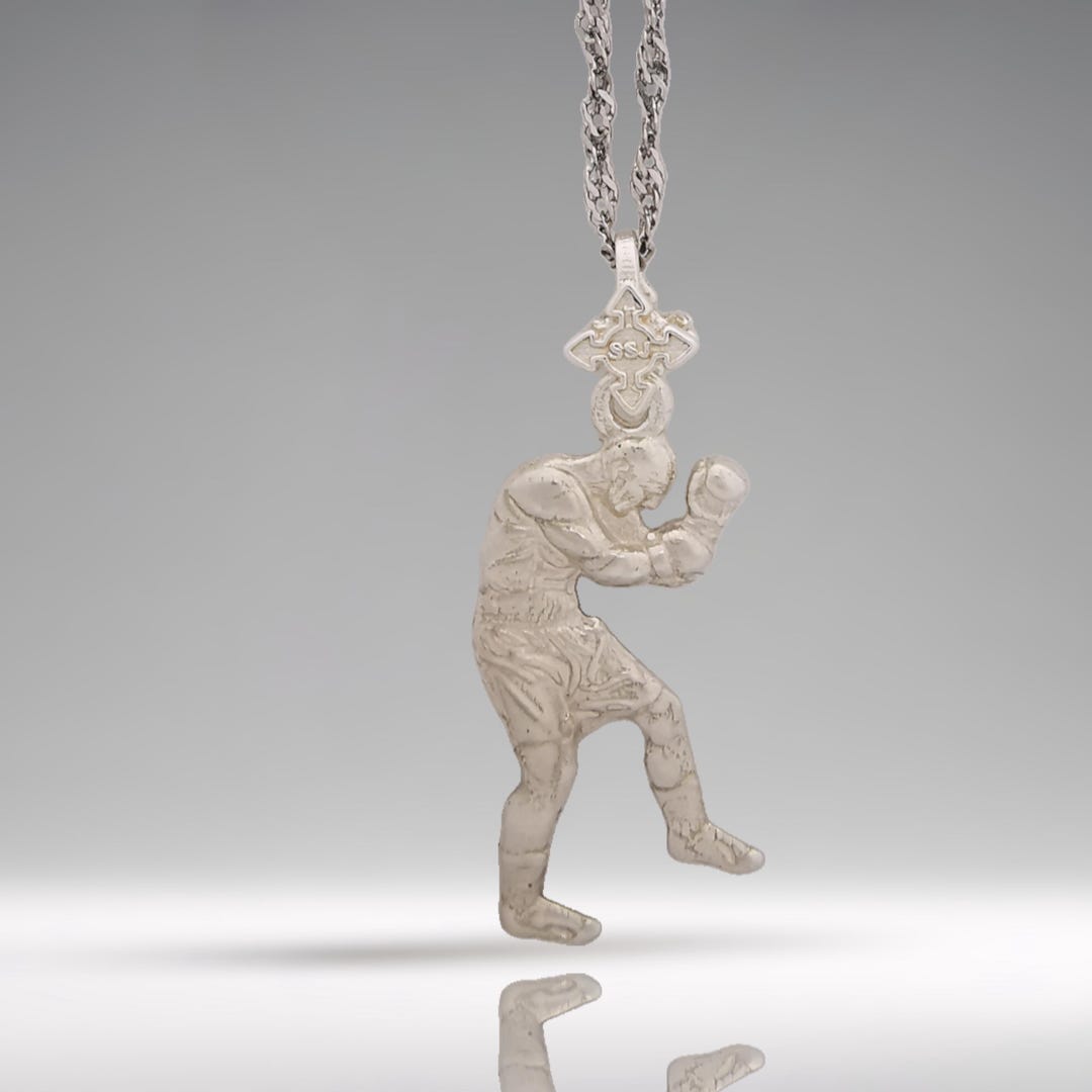 Boxing Jewelry Pendant for Men – Classic 925 Sterling Silver Gift ...