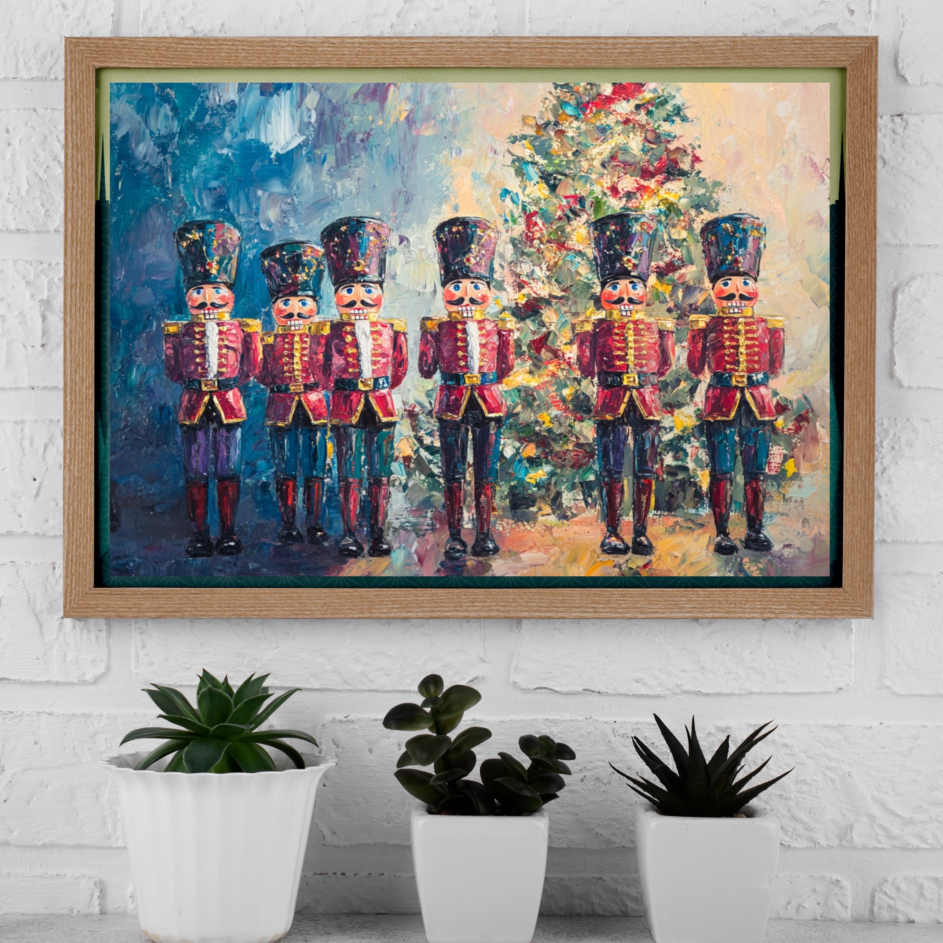 Nutcracker Brigade Paint by Numbers Kit: DIY Christmas Decor - Etsy