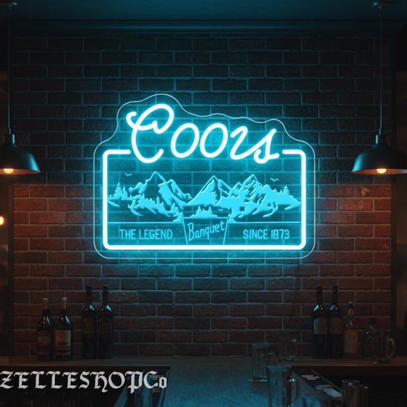 Coors Sign Neon - Etsy