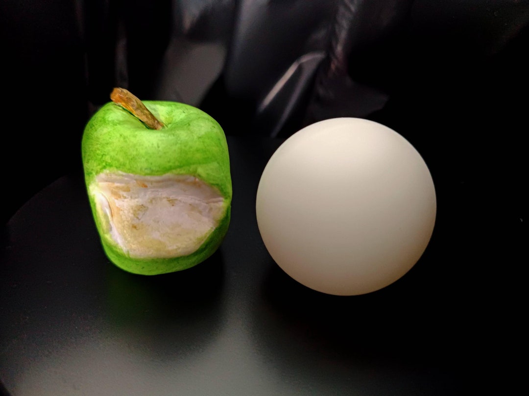 Apple netsuke, Mini Clay Sculpture, - Etsy