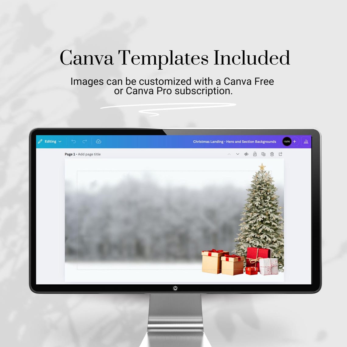 Christmas Divi Template Christmas and Holiday Divi Layout Divi Template ...