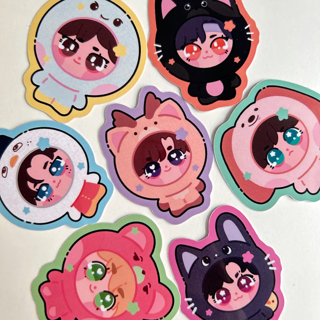 RIIZE Sticker Pack - Eunseok, Seunghan, Anton, Sohee, Sungchan, Wonbin ...